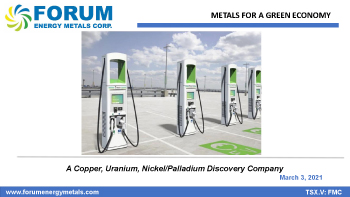 Presentations |Forum Energy Metals Corp.