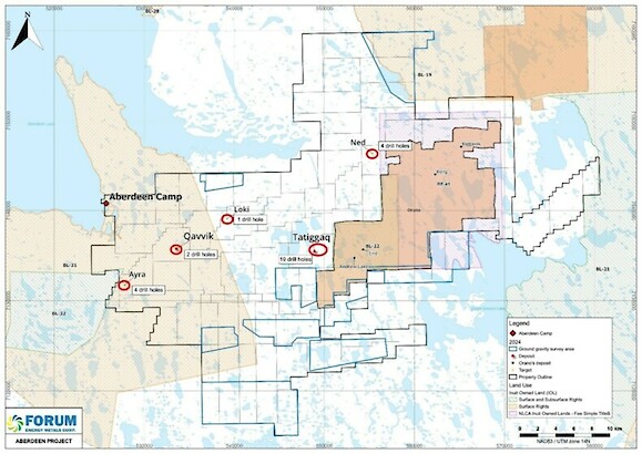 Aberdeen Uranium Project (Thelon Basin-Nunavut) |Forum Energy Metals Corp.